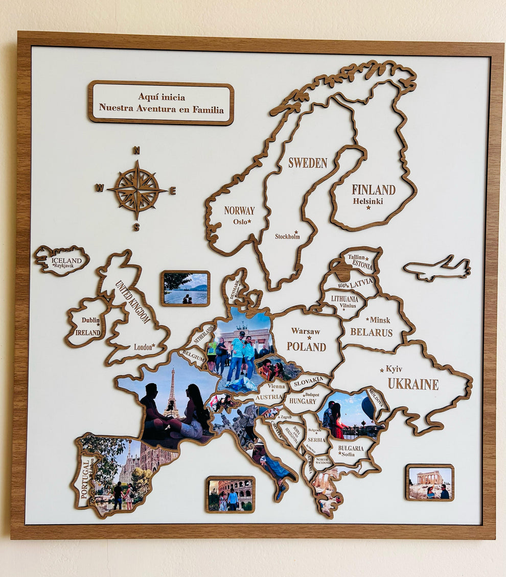 Mapa Viajero Continente Europa – tallerkanguro
